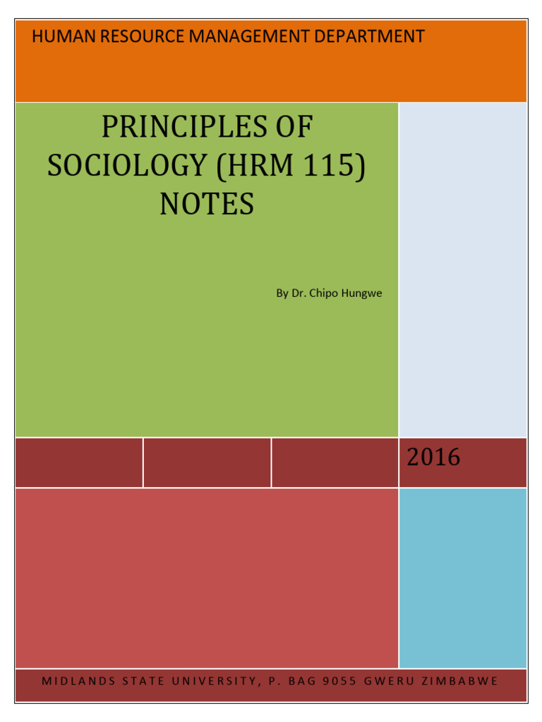 Sociology Notes | PDF | Sociology | Social Stratification