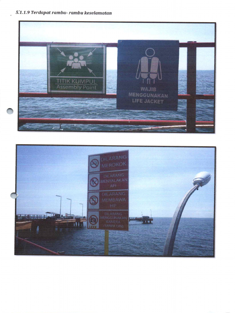 5.1.1.9 Rambu Di Jetty | PDF