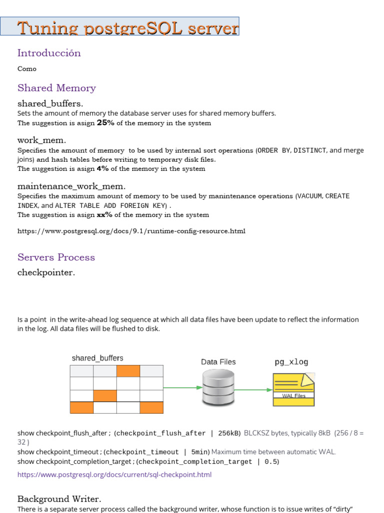 postgresQL Tune | PDF