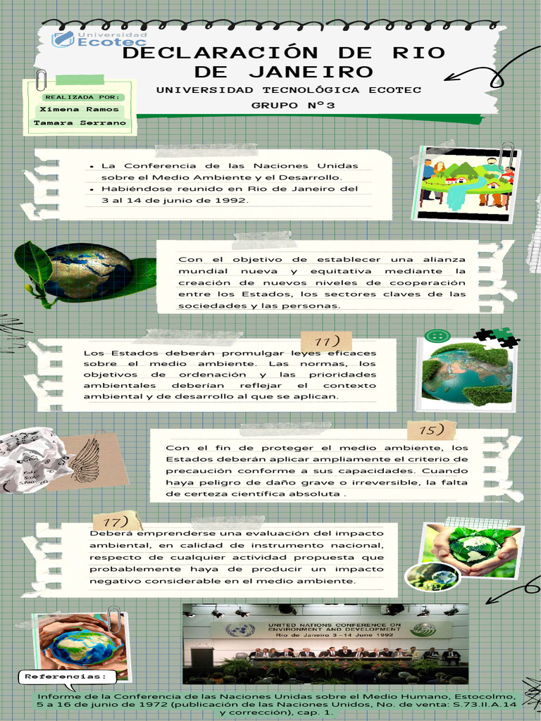 Declaración de Río de Janeiro | PDF | Ciencia y matemática