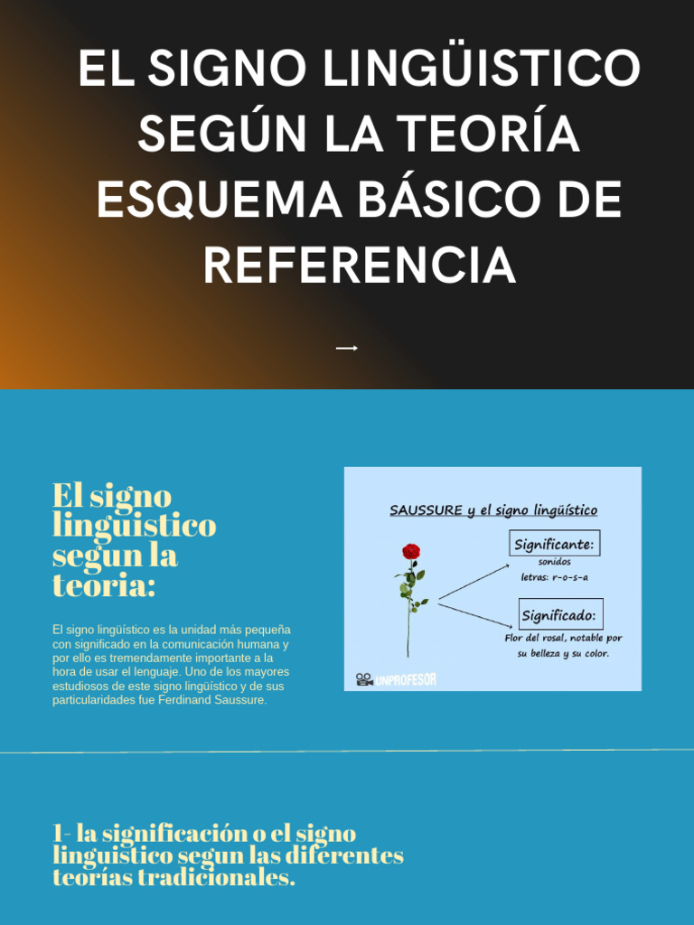 Signo lingüístico según Saussure | PDF | Lingüística | Ciencia cognitiva