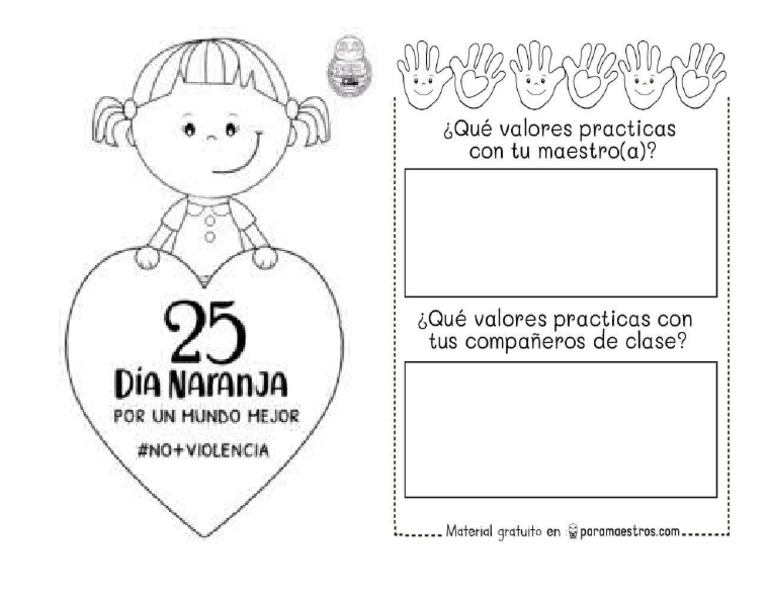 Actividad Del Dia Naranja | PDF