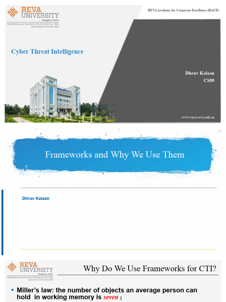 Framesworks - Why We Use Them - PPT 3 | PDF