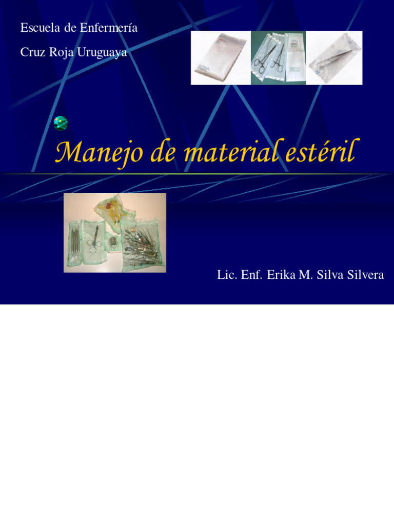Manejo de Material Estéril | PDF | Mano | Papel