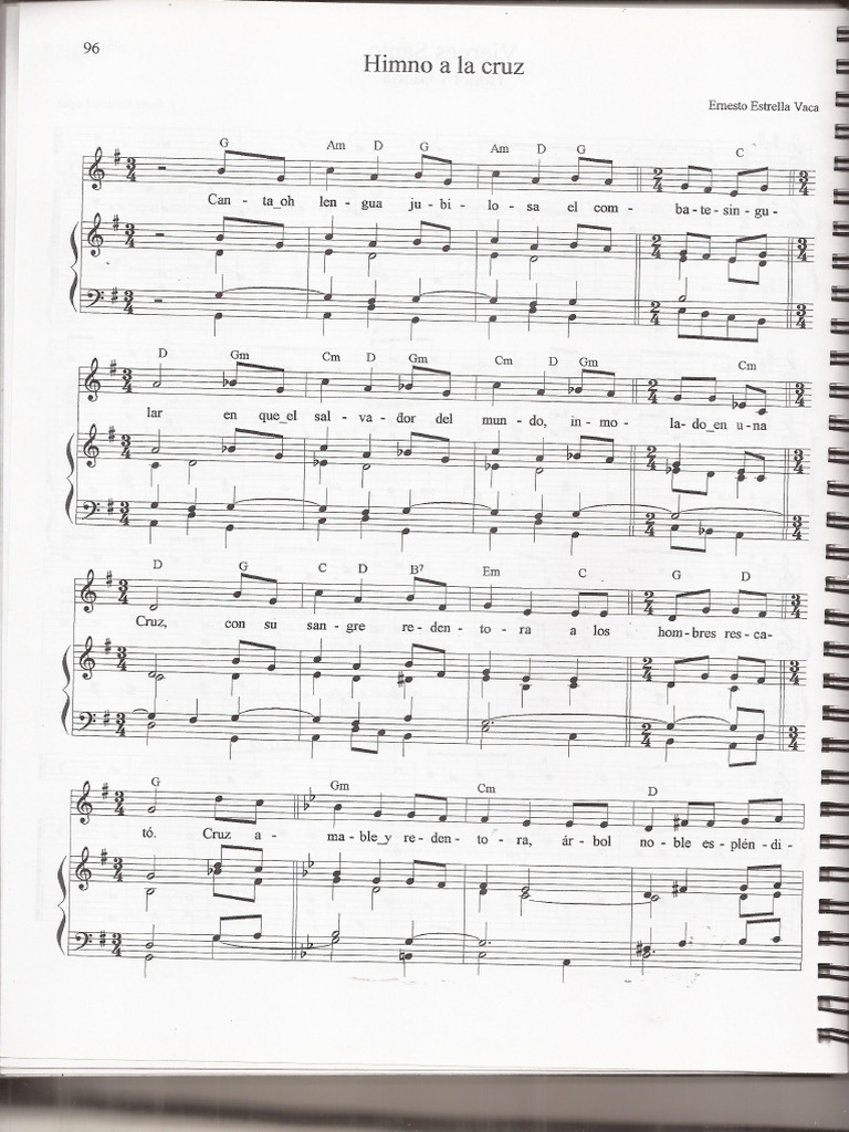 Himno A La Cruz Ernesto Estrella | PDF
