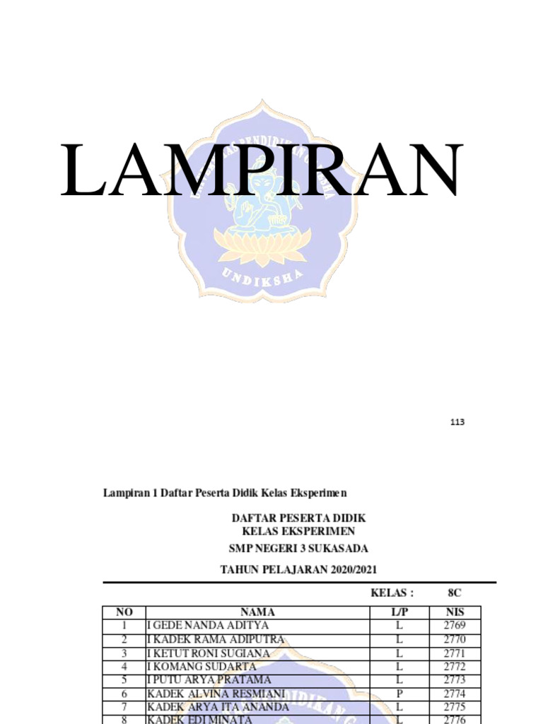 Lampiran | PDF