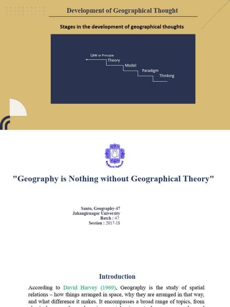 Geographical Thought | PDF