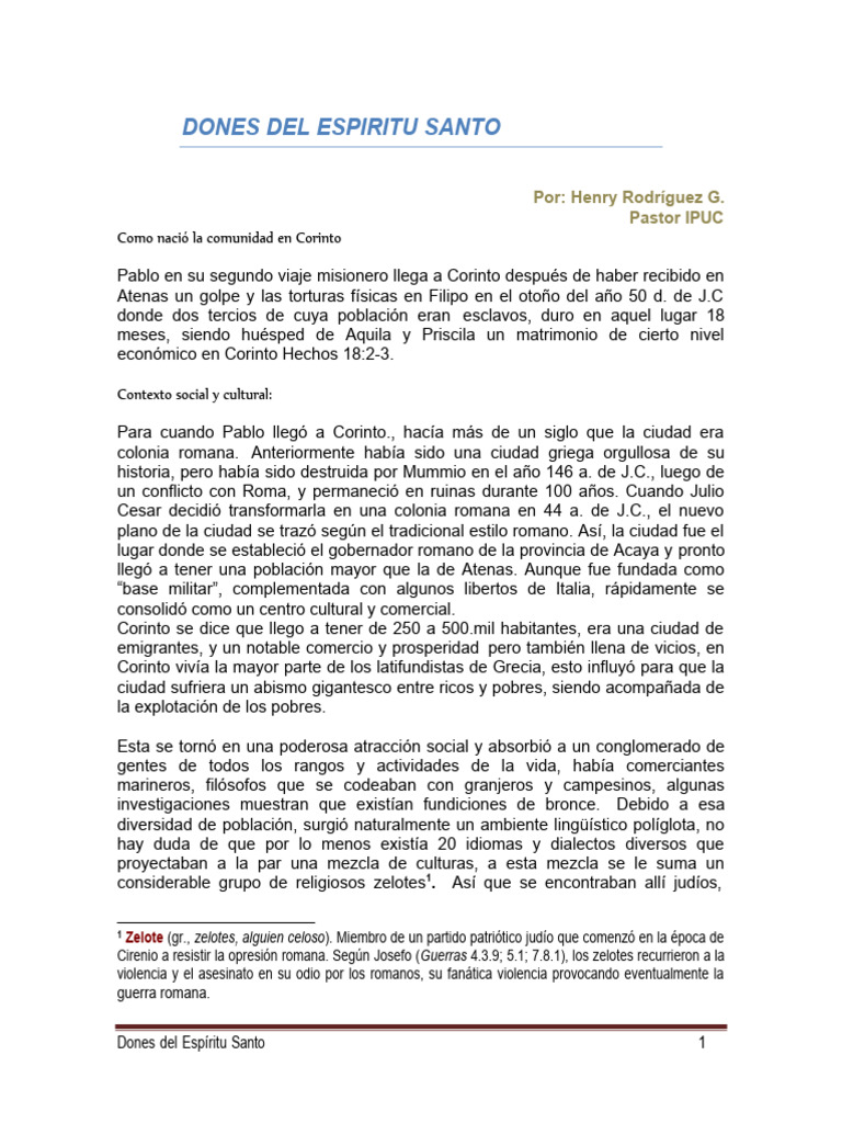 Dones Del Espiritu Santo Definitivo | PDF