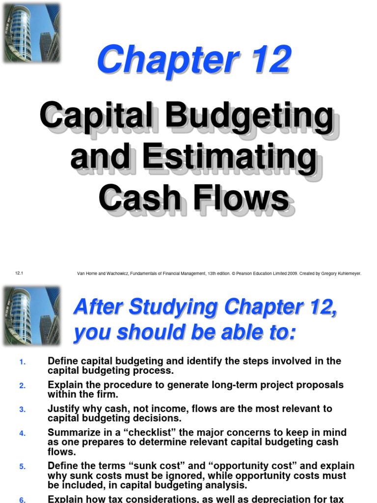 Chapter 12 - Capital Budgeting | PDF | Expense | Depreciation
