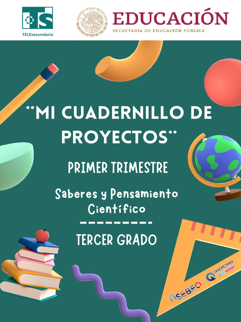 Mi Cuadernillo De Proyectos Saberes Y Pensamiento Cientifico Tercero