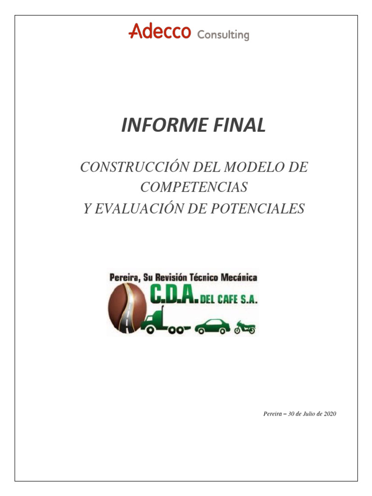 Modelo de Competencias CDA del Café | PDF | Negocios | Relaciones ...
