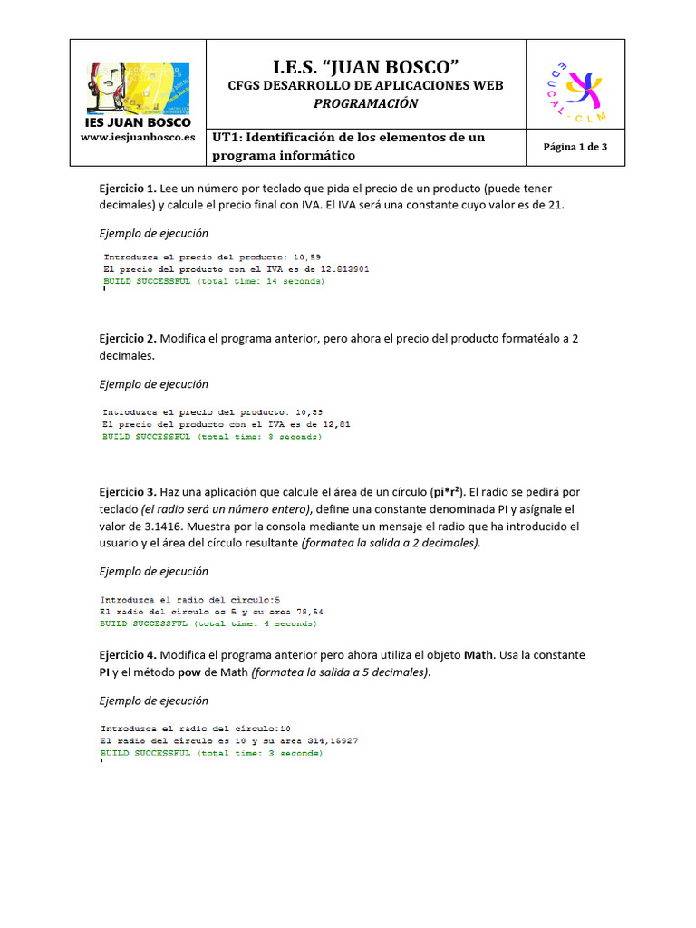 UT01. Actividad 1 NO EVALUABLE | PDF