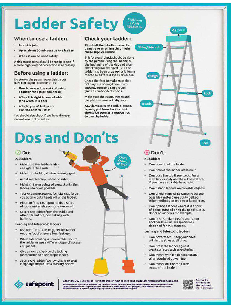 Ladder Safety Poster | PDF
