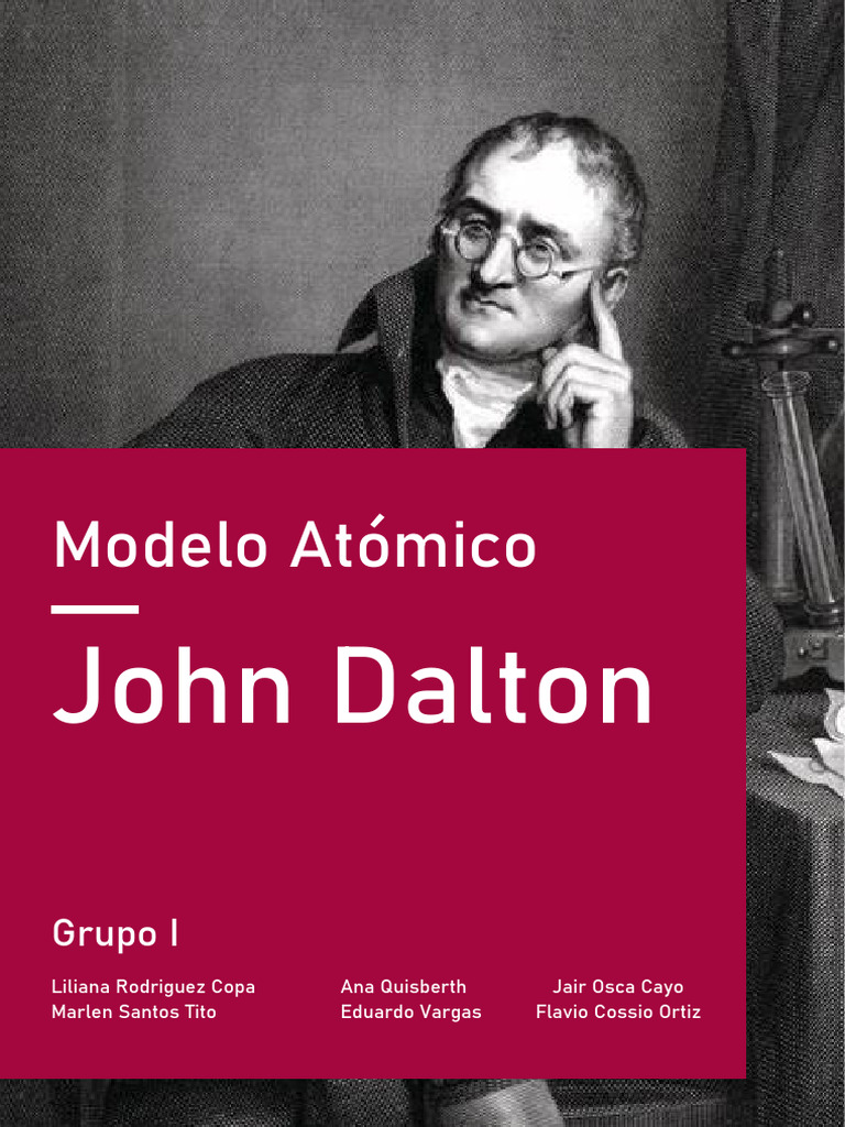 Informe de John Dalton.docx | PDF | Átomos | Química