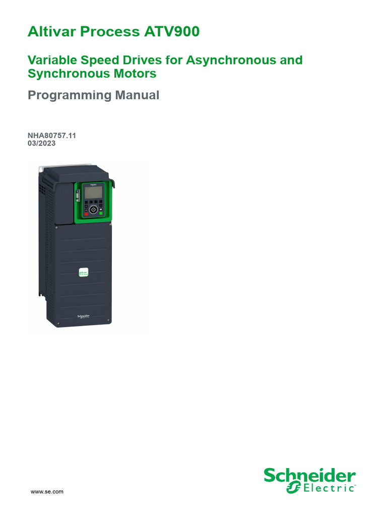 ATV900 Programming Manual en NHA80757 11 | PDF