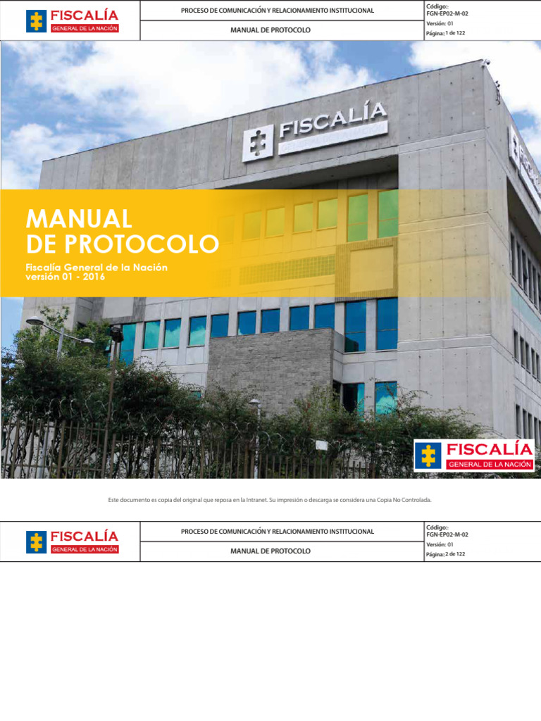Manual de Protocolo FGN | PDF