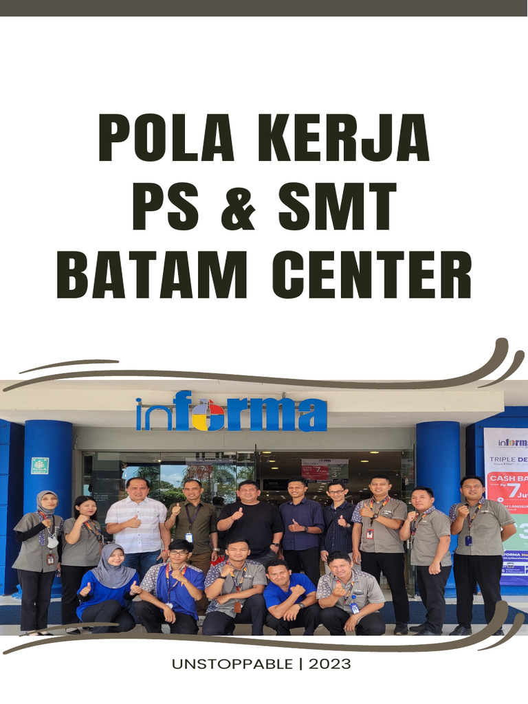 Pola Kerja PS Dan SMT Informa Batam Center | PDF
