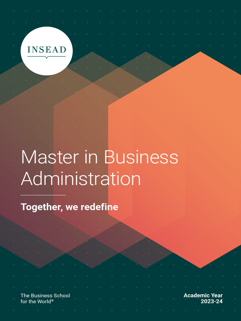 INSEAD MBA Brochure WEB v2 | PDF