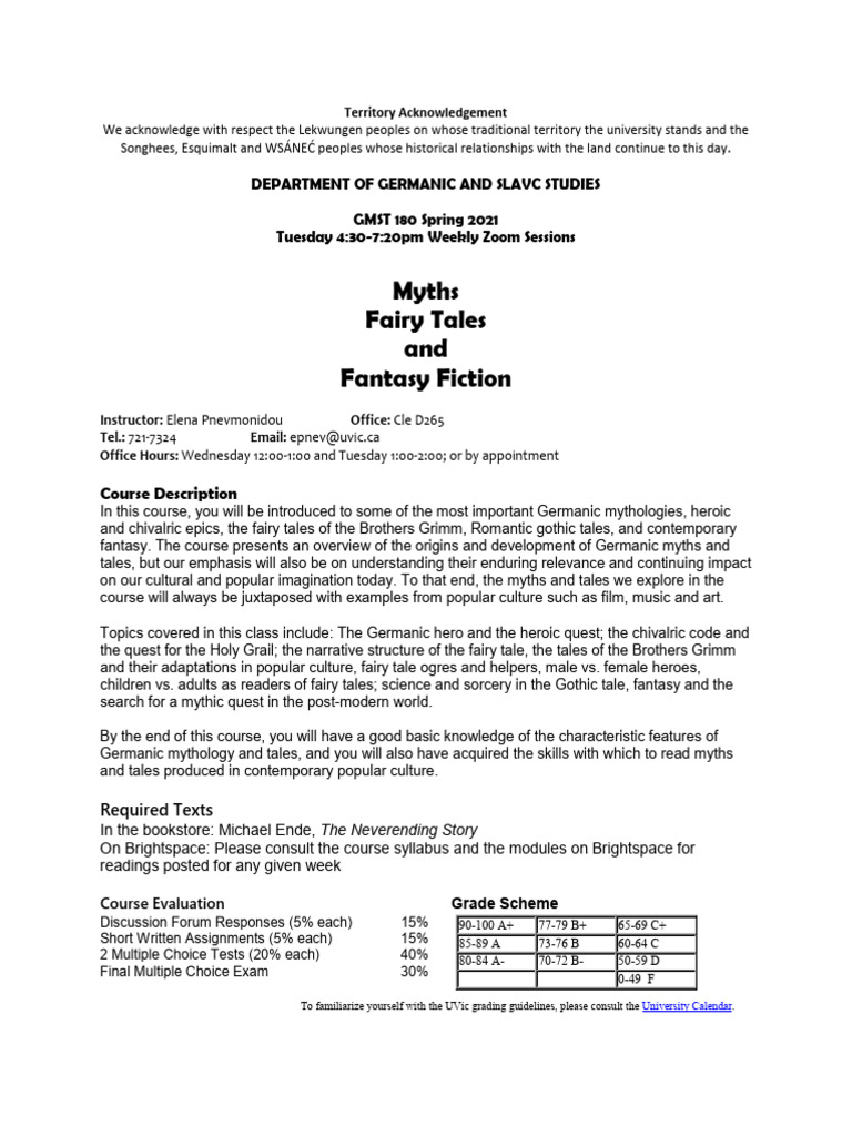 GMST 180 2021 Spring | PDF