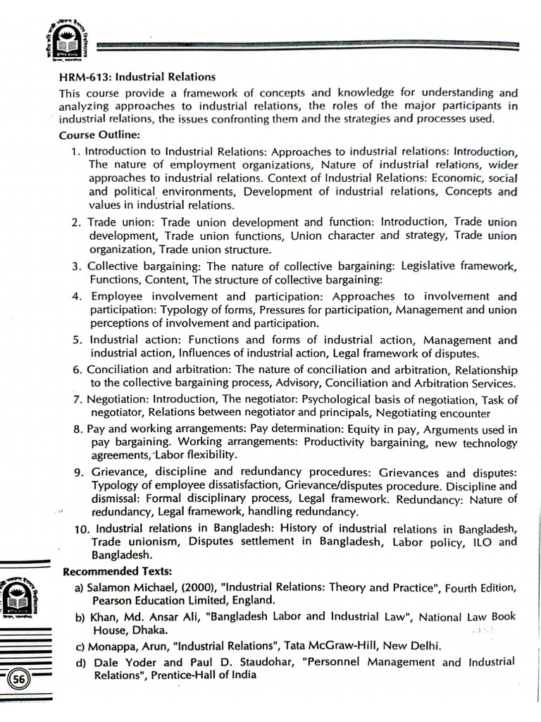 Course Outline 4th Sem | PDF