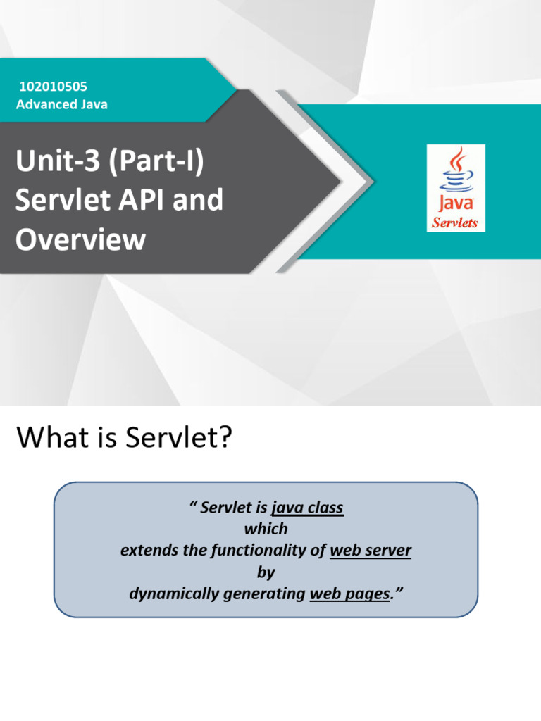 CH 3 Servlet | PDF