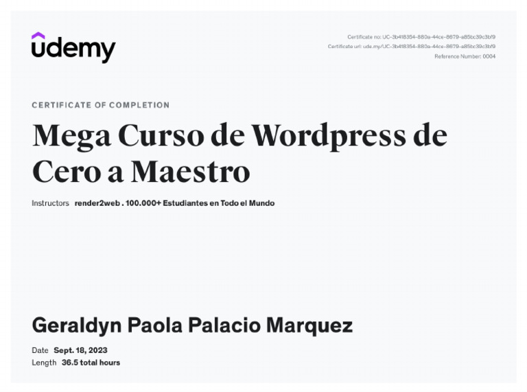 Mega Curso de Wordpress de Cero A Maestro | PDF