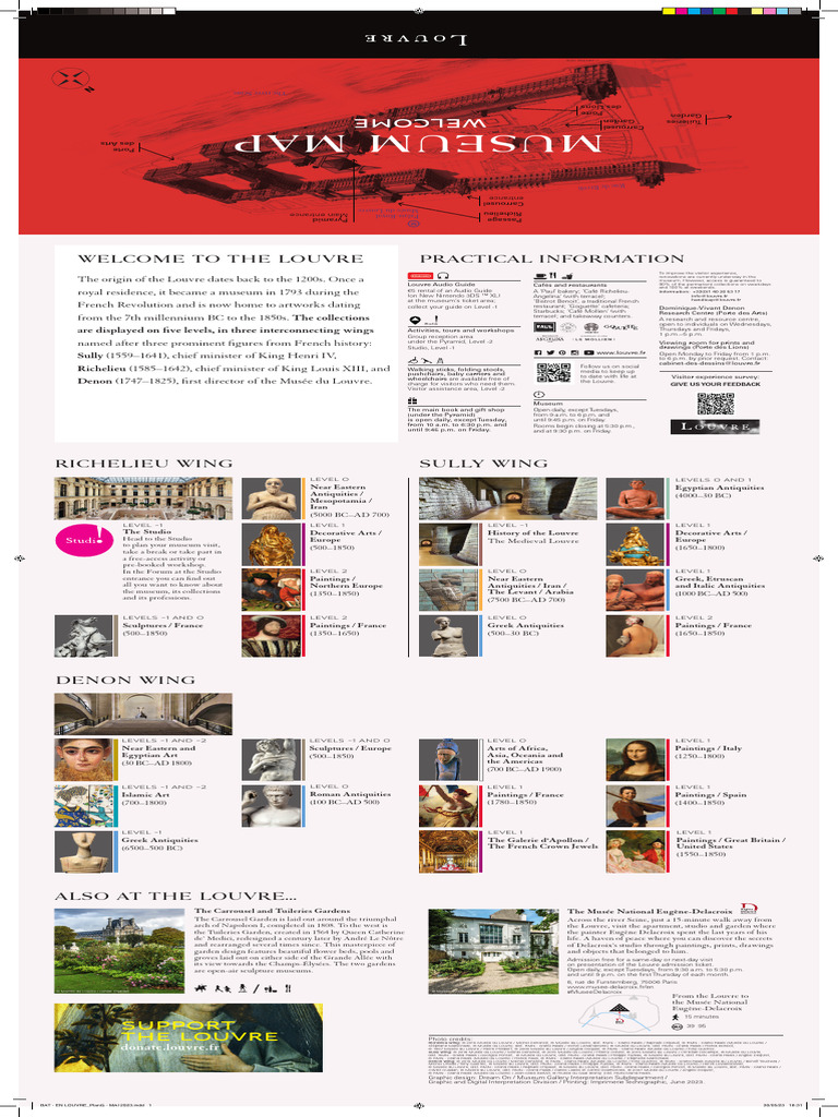Louvre Map | PDF