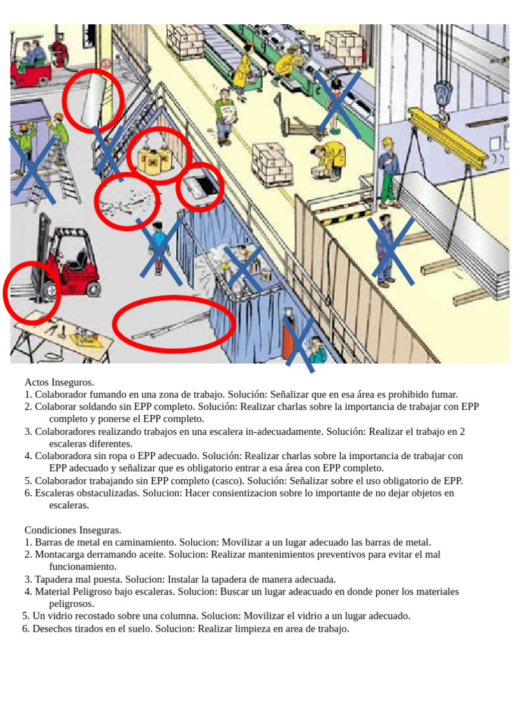 Actos y Condiciones Inseguras | PDF