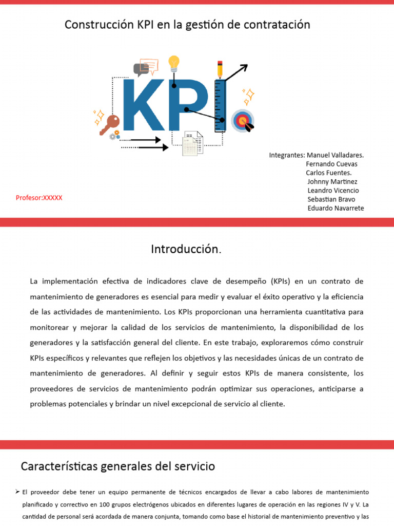 Construcción KPI Gestión de Contratación | PDF