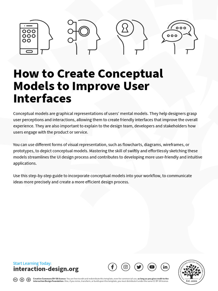 How To Create Conceptual Models To Improve User Interfaces | PDF | User Interface | Conceptual Model
