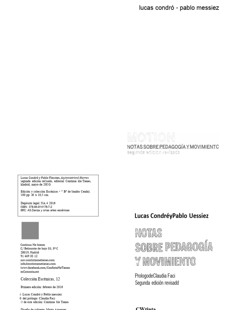 Asymmetrical Motion - Lucas Condró | PDF