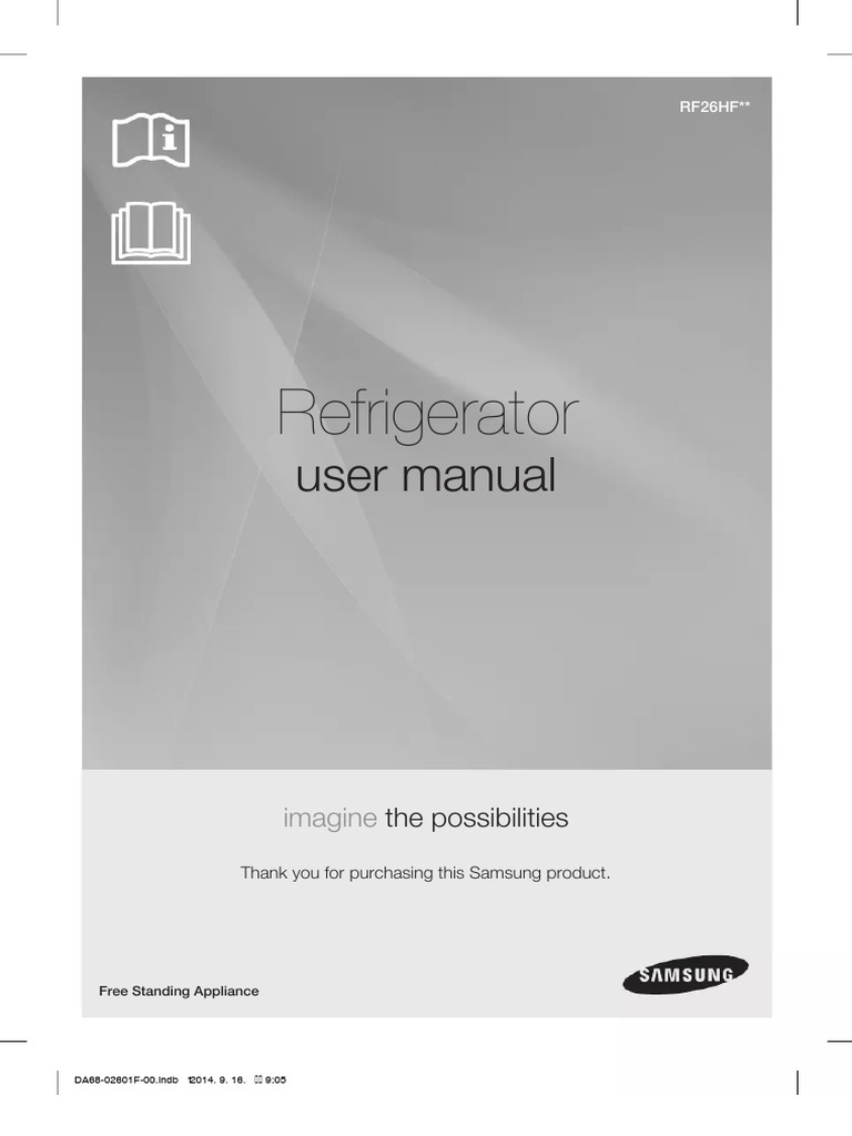 Manual de Usuario Samsung RF26HFENDSL (Español - 64 Páginas) | PDF