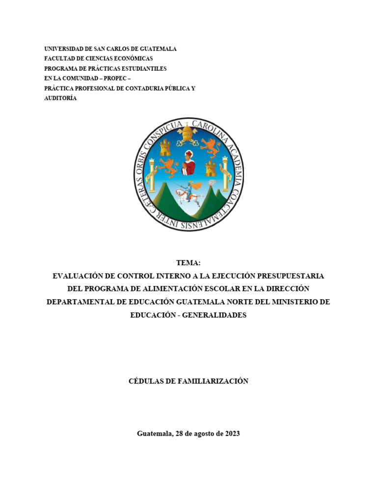 2.cedulas de Familiarización | PDF