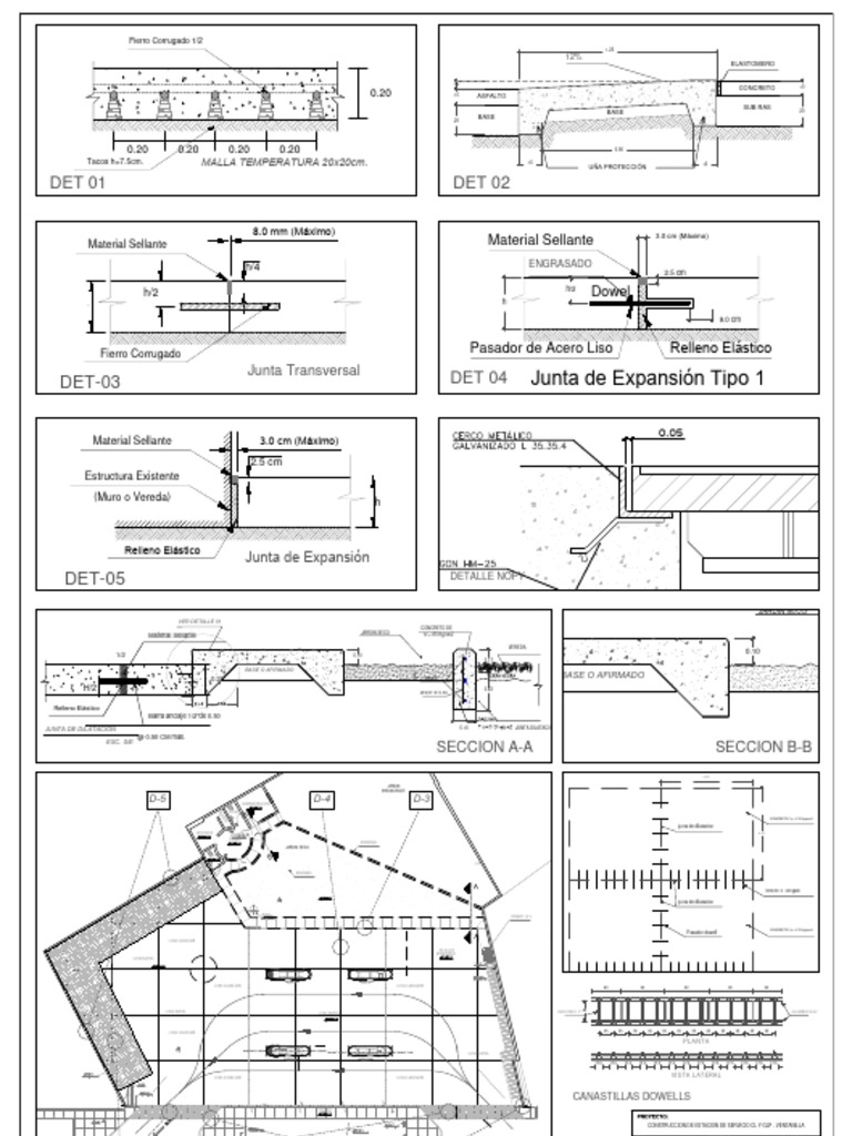 DETALLES DE JUNTAS LOSA-Layout1 | PDF