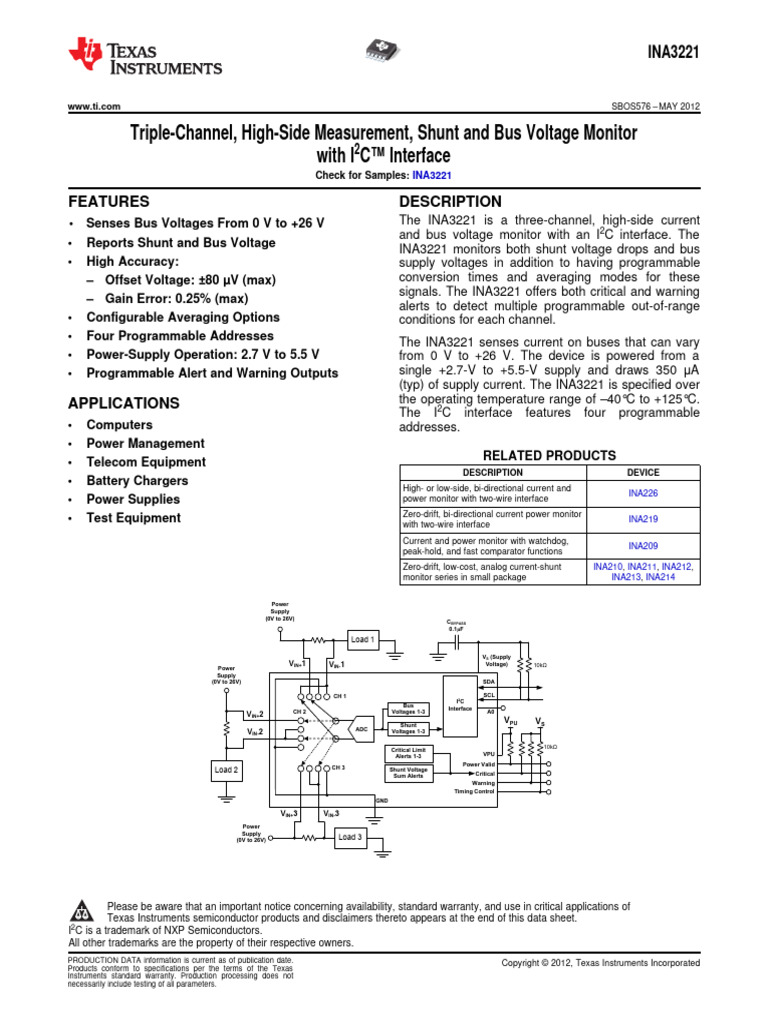 INA3221 | PDF
