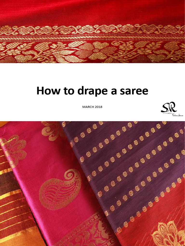 How To Drape A Saree | PDF
