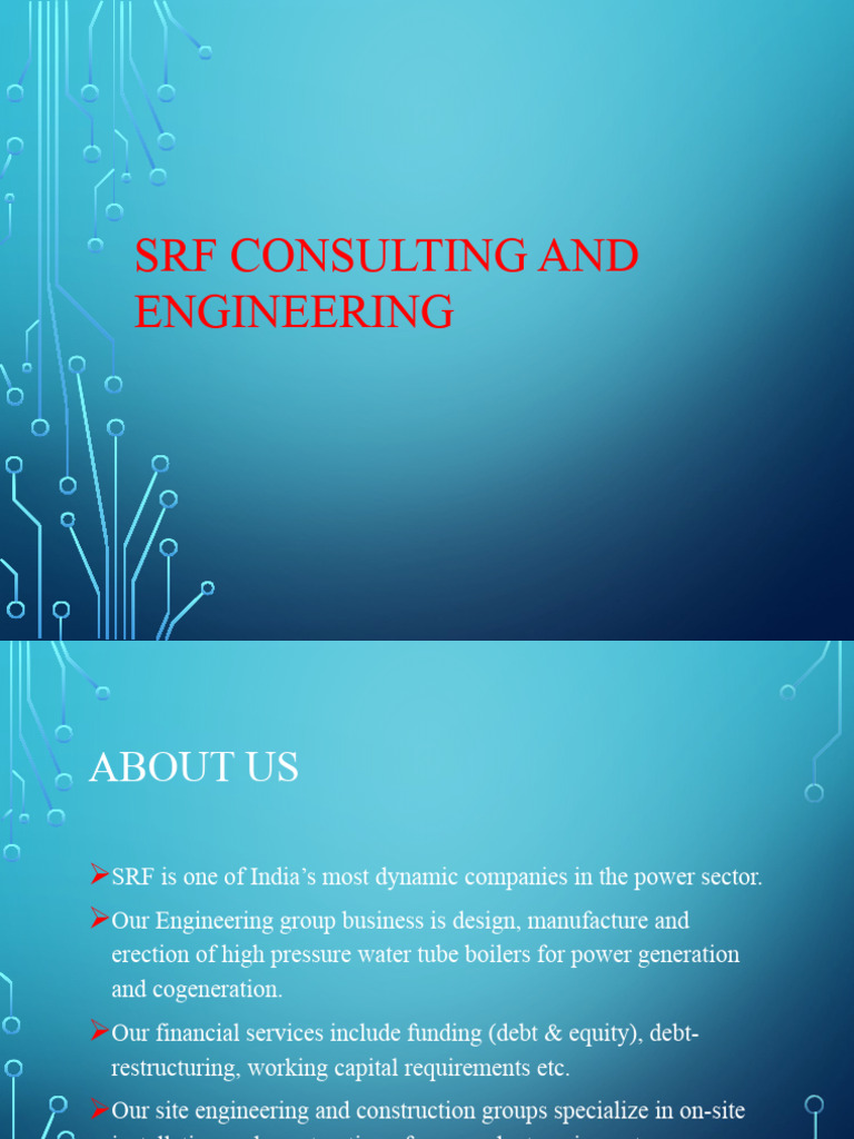 SRF Consulting and Engineering | PDF