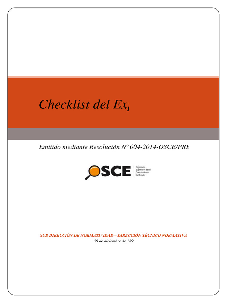 Check List Exp Contratacion | PDF | Apelación | Presupuesto