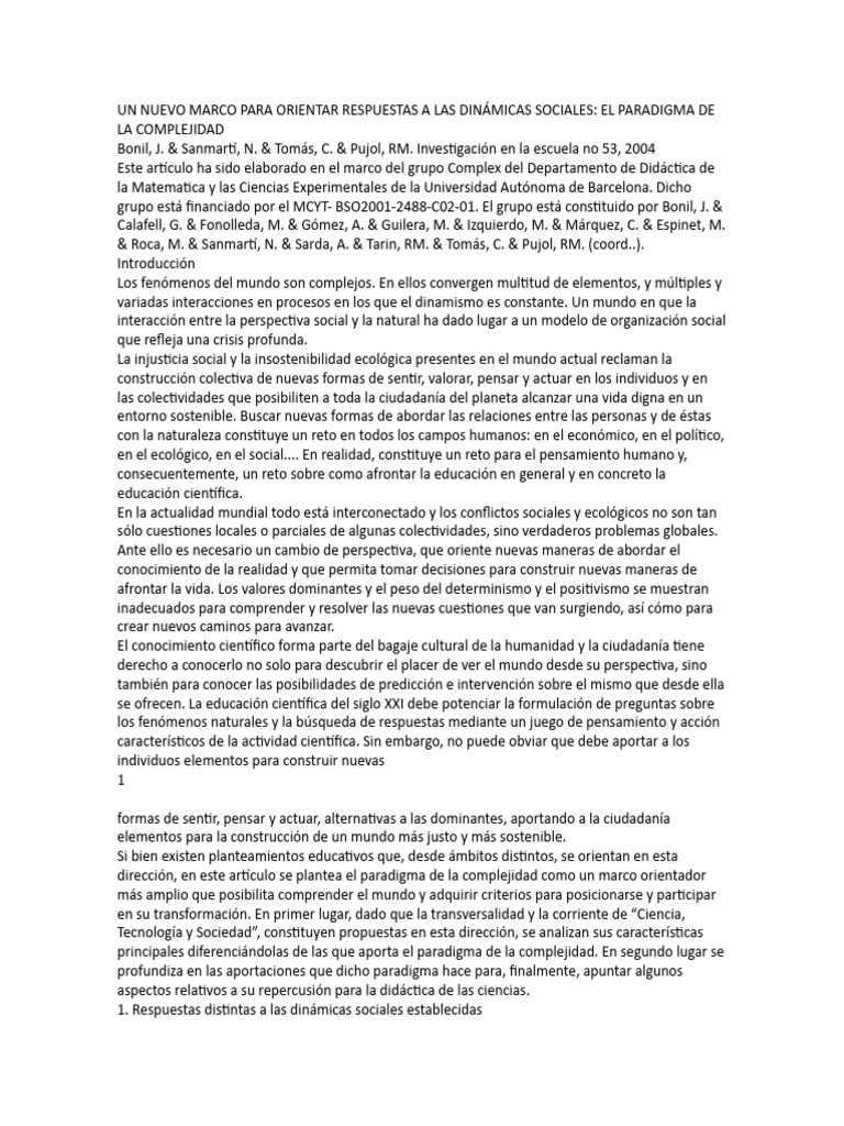 Morin | PDF | Ciencias sociales