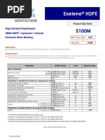 TDS - Marlex® HHM 5502BN Polyethylene | PDF | Polyethylene | Building Materials