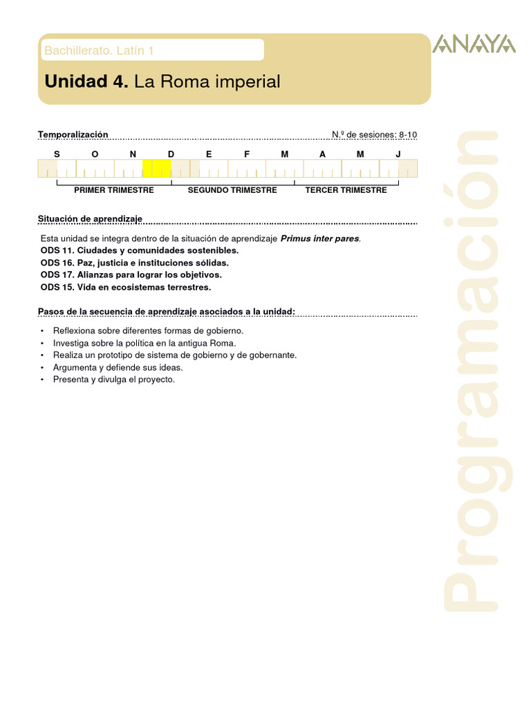 Latin1b U04 | PDF | Historia