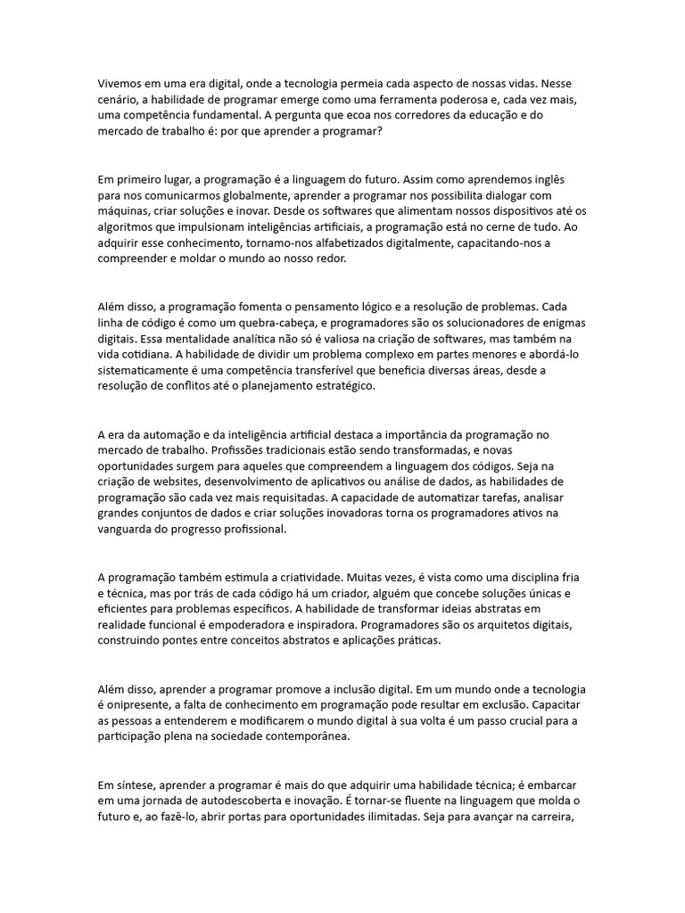 Por Que Aprender A Programar | PDF