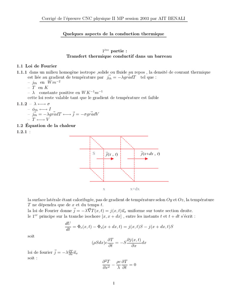 CNC MP 2003 Physique 2 Corrige | PDF