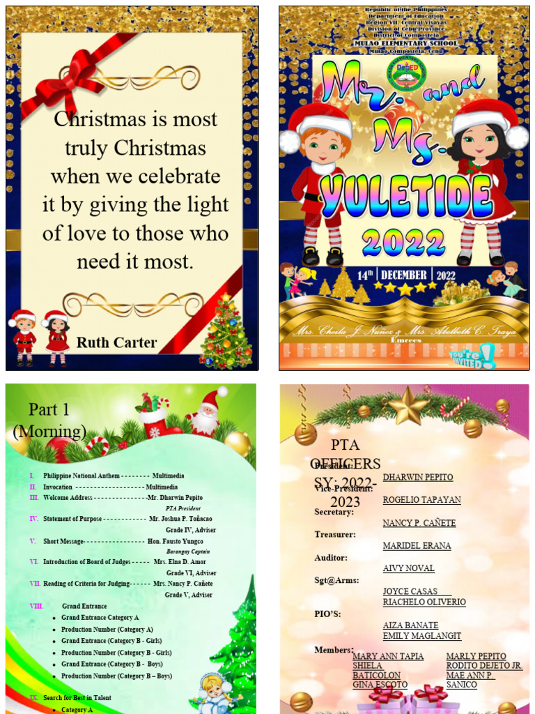 Yuletide Program | PDF