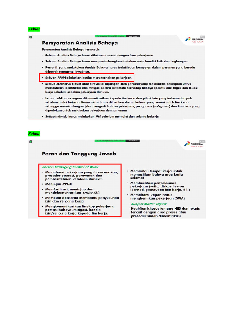Kisi Kisi Soal PTW HA | PDF