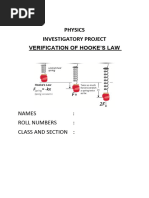 Physics Project Class 11 (Final) | PDF | Elasticity (Physics ...