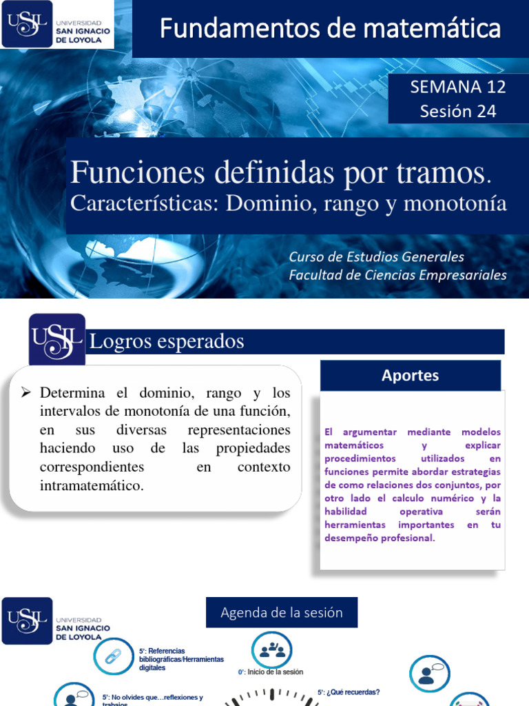 12.2 Funciones Definidas Por Tramos - Características | PDF ...