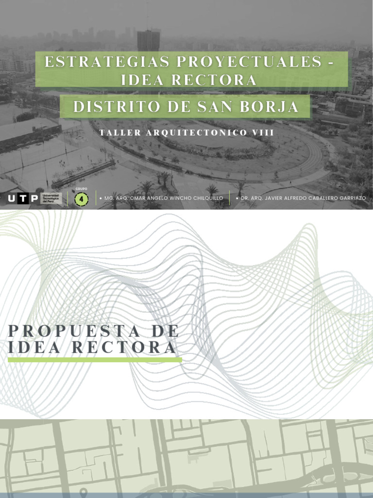 UTP TALLER 8 - Estrategias Proyectuales - Idea Rectora - Parte 3 | PDF