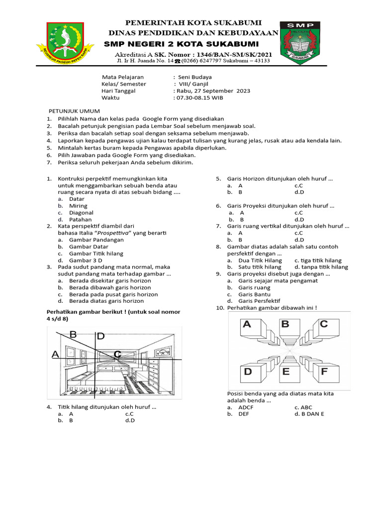 Soal STS SBK Kelas 8 | PDF