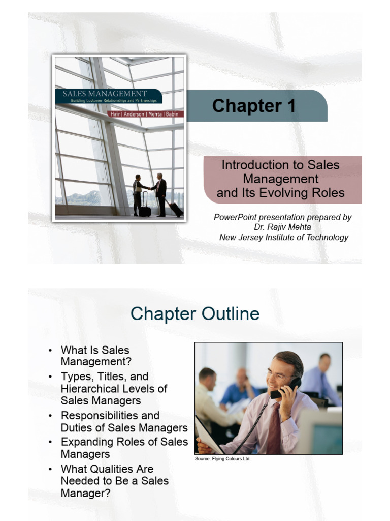 Chapter1 - ch-01 - Introduction To Sales Management | PDF | Sales | Marketing